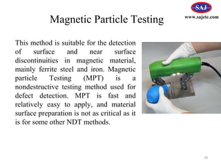 Presentation on non destructive testing | PPT