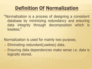 Presentation on Normalization.pptx