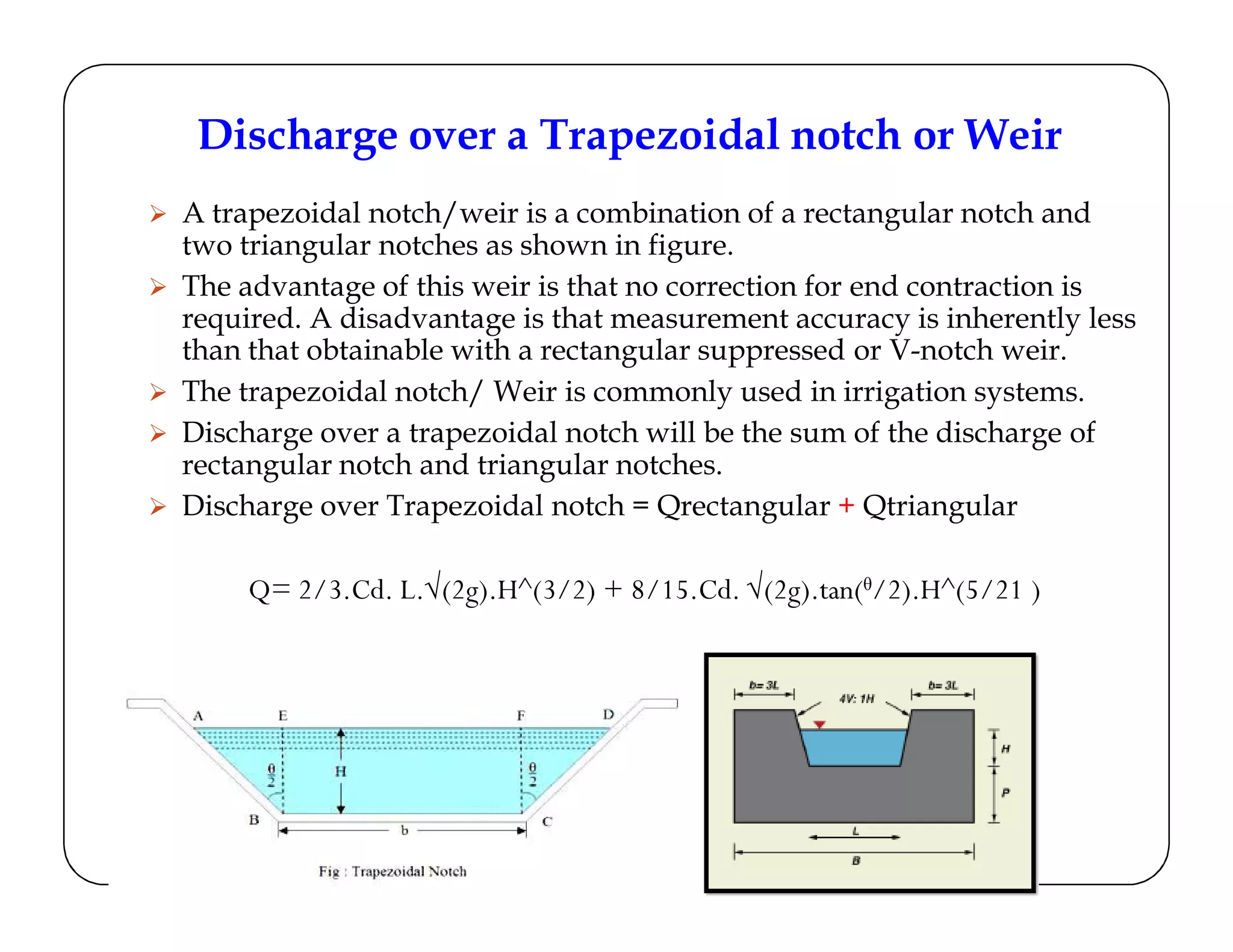 Presentation on notches and weirs | PDF