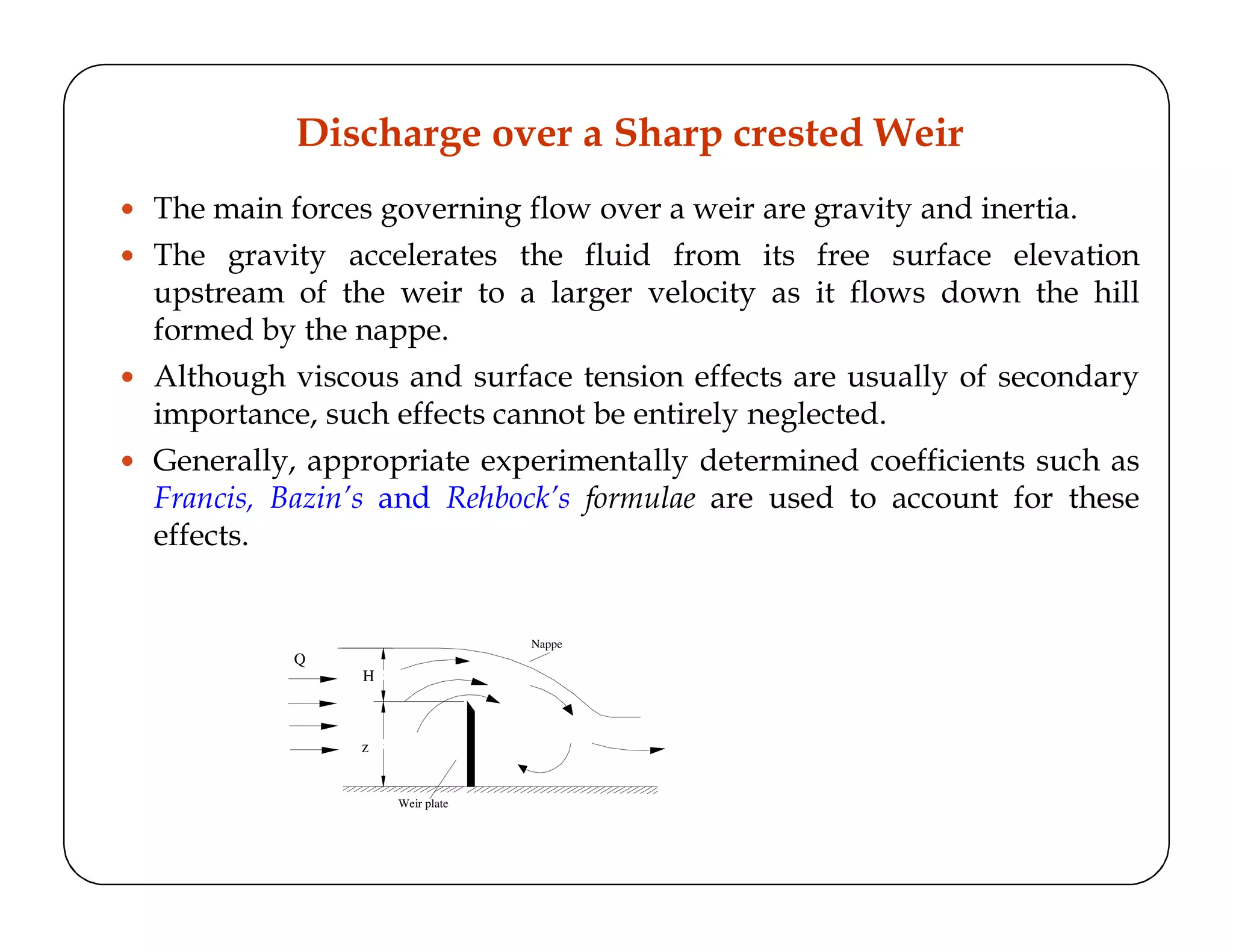 Presentation on notches and weirs | PDF