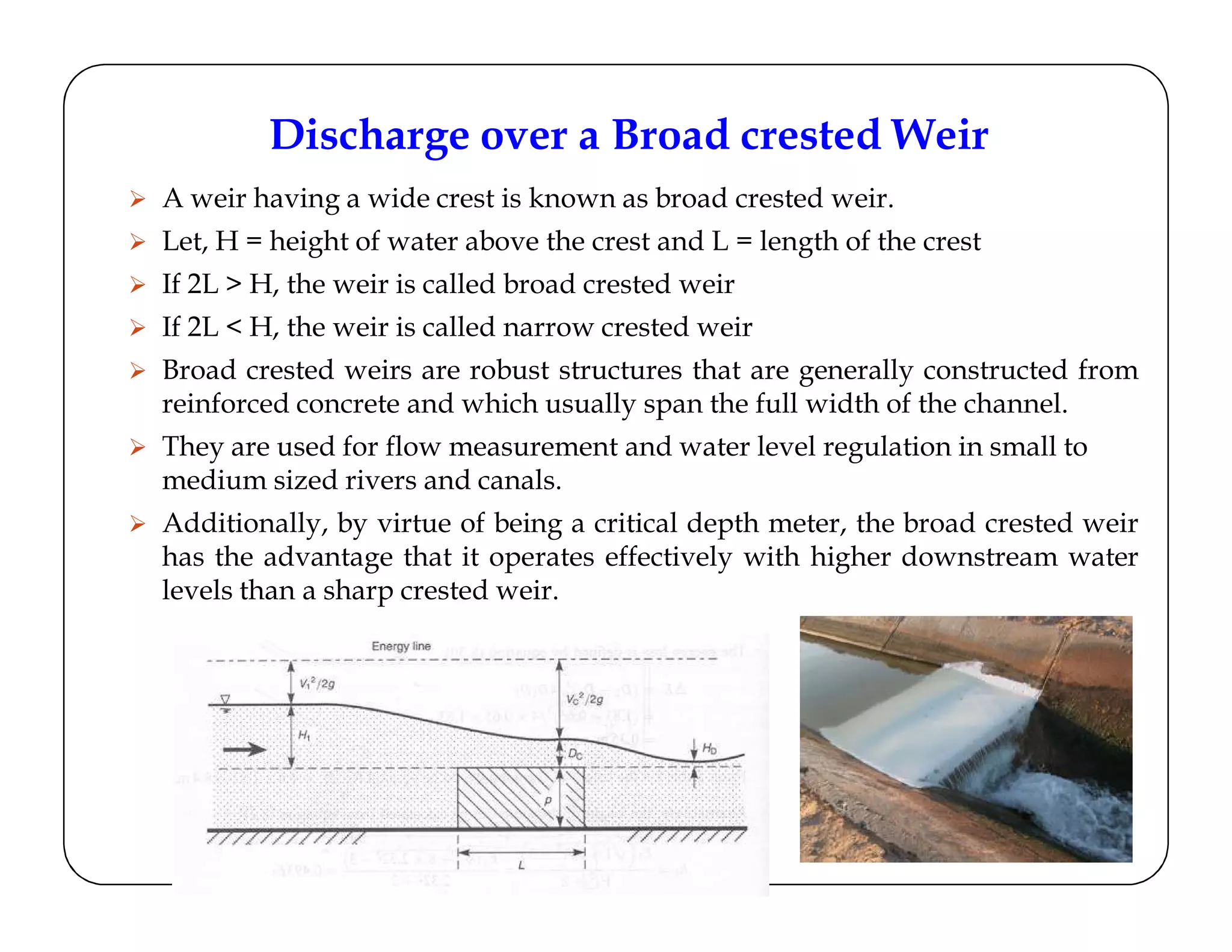 Presentation on notches and weirs | PDF