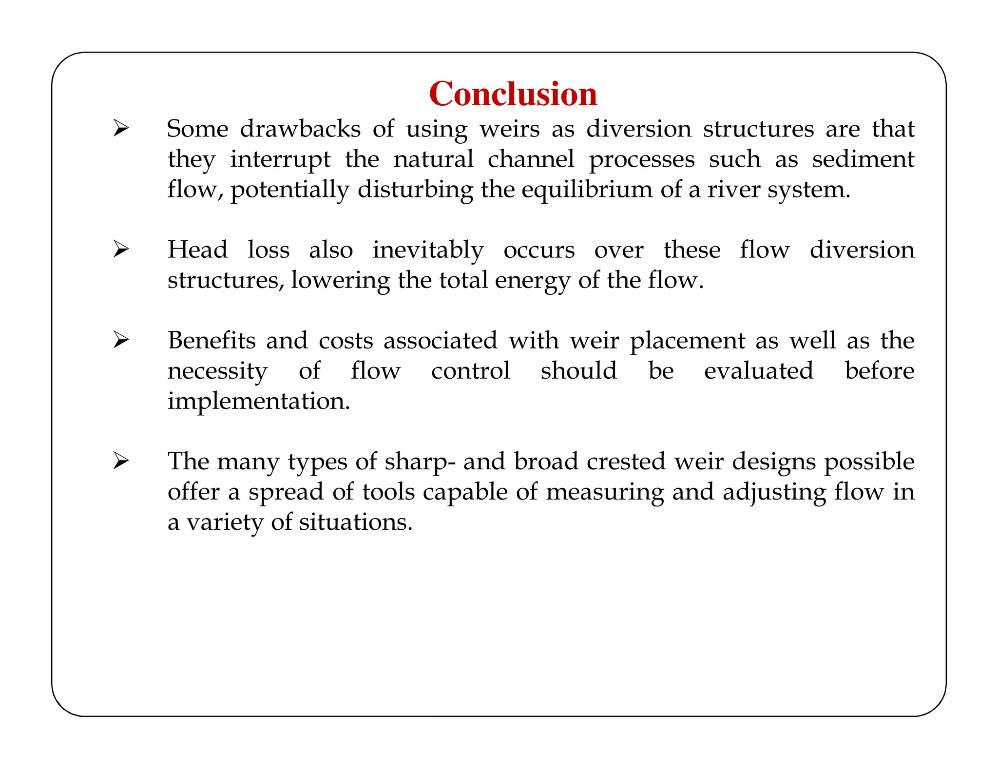 Presentation on notches and weirs | PDF