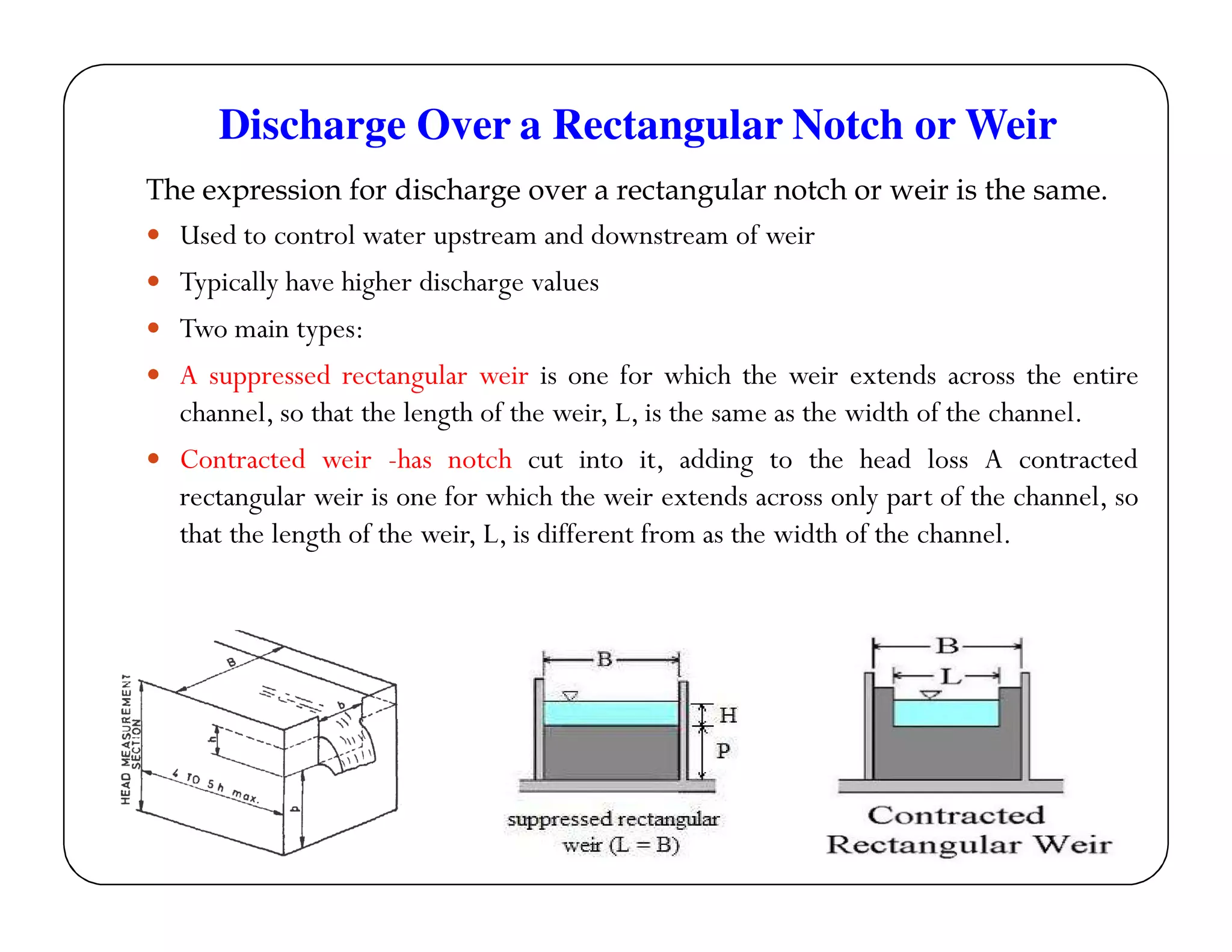 Presentation on notches and weirs | PDF