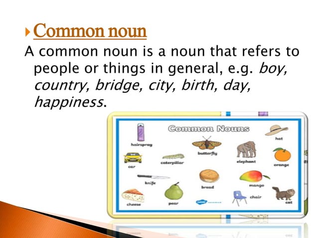 Presentation on Nouns, it's functions and types of Noun. | PPTX