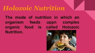 Presentation on nutrition | PPT