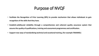 Presentation on the NVQF Structure .pptx