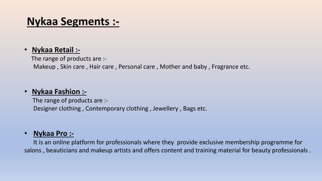 Presentation on Nykaa.pptx | Business | Business and Finance