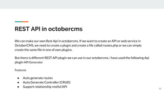 Presentation on octobercms | PPT