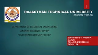 Presentation on OHE.pptx Seminar presentation in 4th semester | PPTX