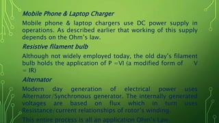 Presentation on Ohm's Law | PPTX