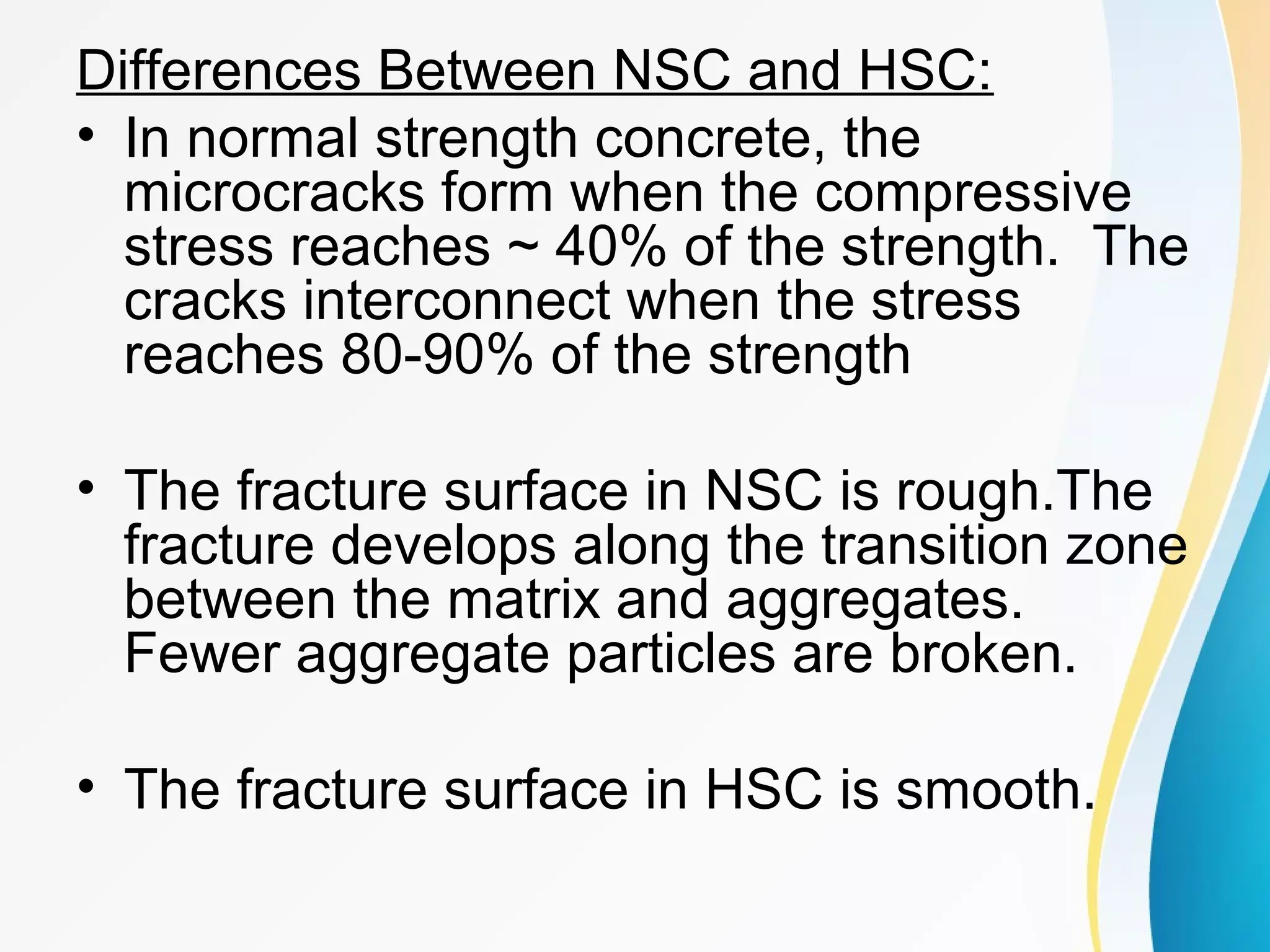 HIGH STRENGTH CONCRETE PPT | PPT