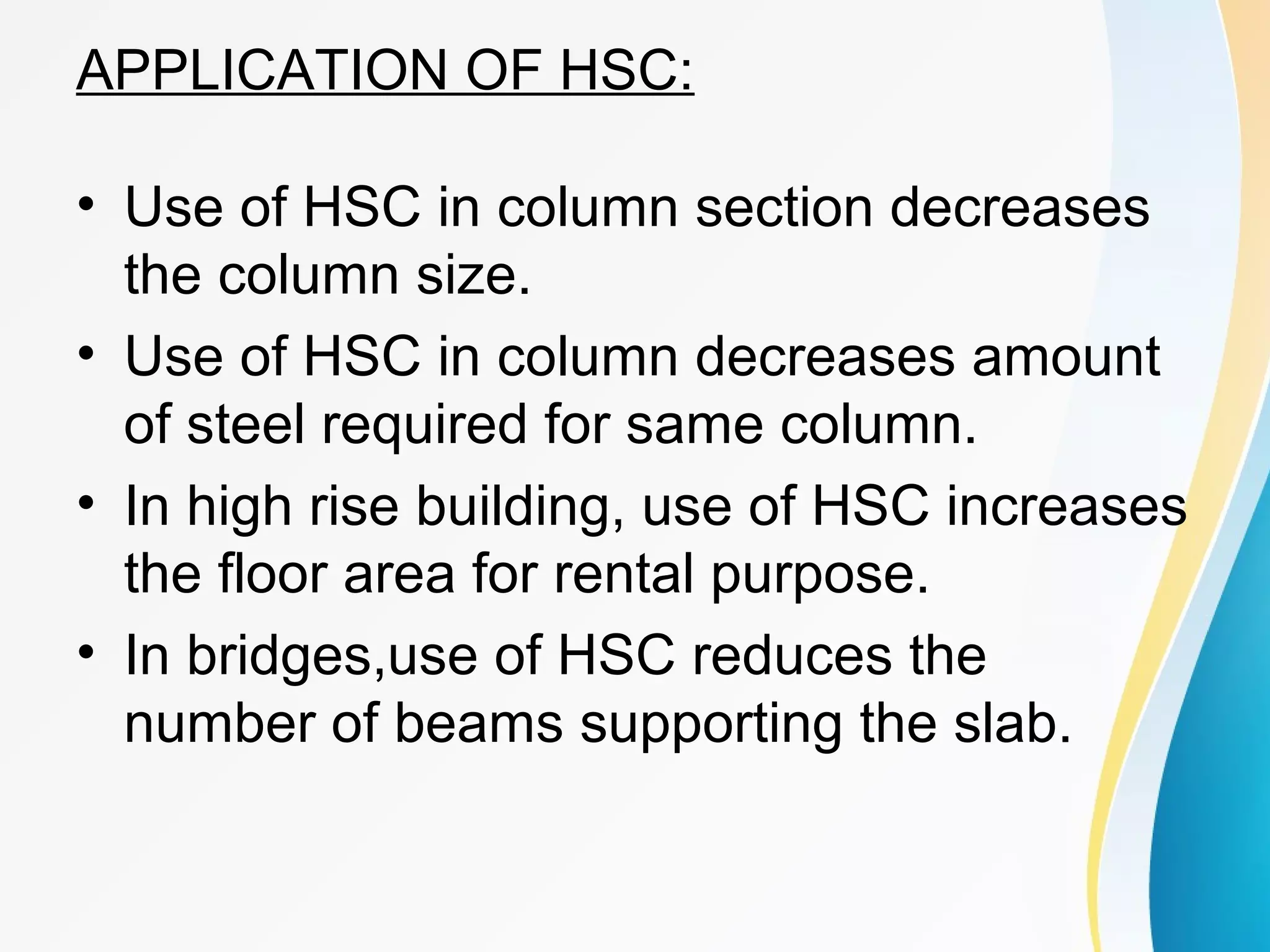 HIGH STRENGTH CONCRETE PPT | PPT