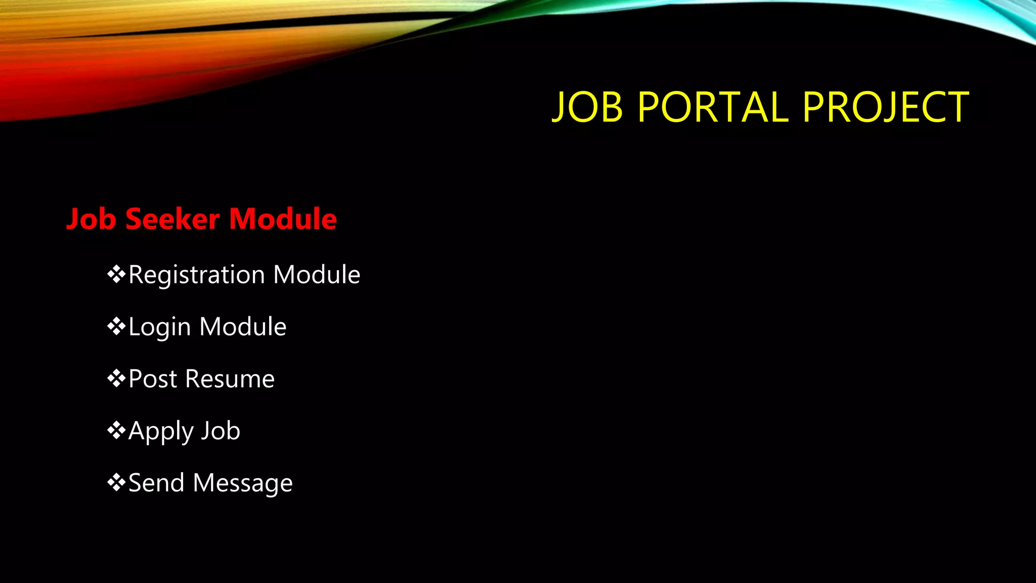 Online Job Portal Presentation | PPTX