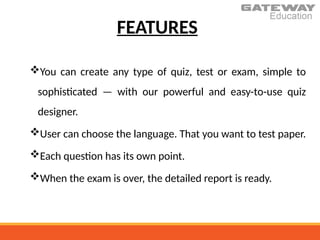 Presentation on ONLINE QUIZ power point presentation.pptx