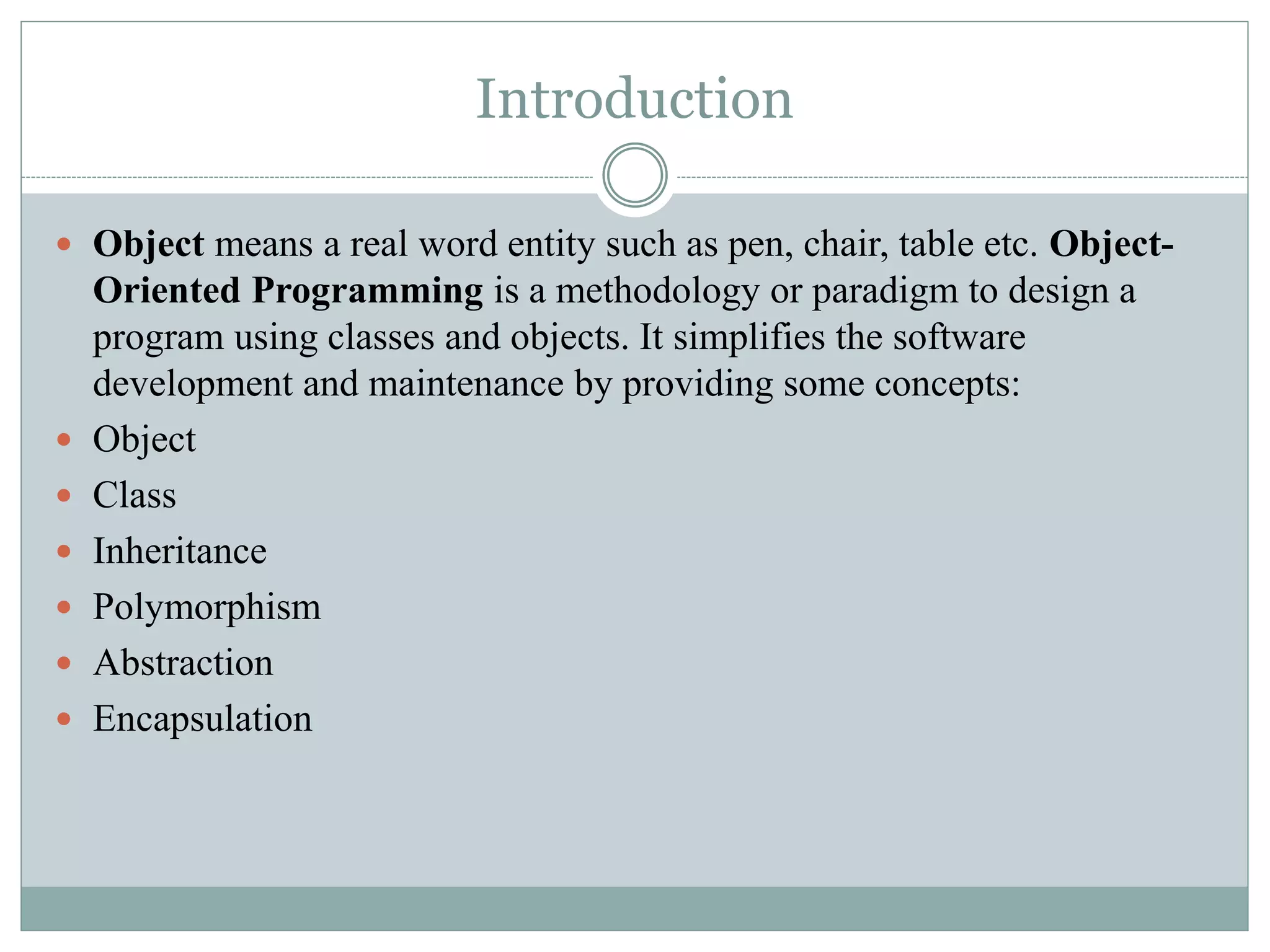 Presentation on oo ps 2 | PPTX