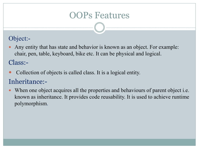 Presentation on oo ps 2 | PPT