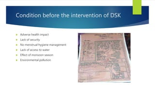 Presentation on open defecation in nagor molla slum | PPTX