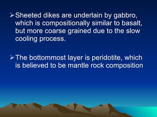 Presentation On Ophiolites | PPT