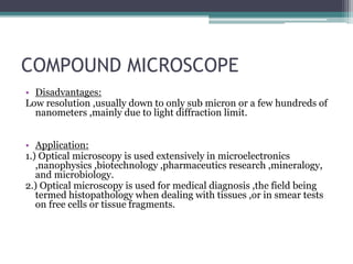 Presentationon optical and electron microscopy by deepak kumar | PPTX