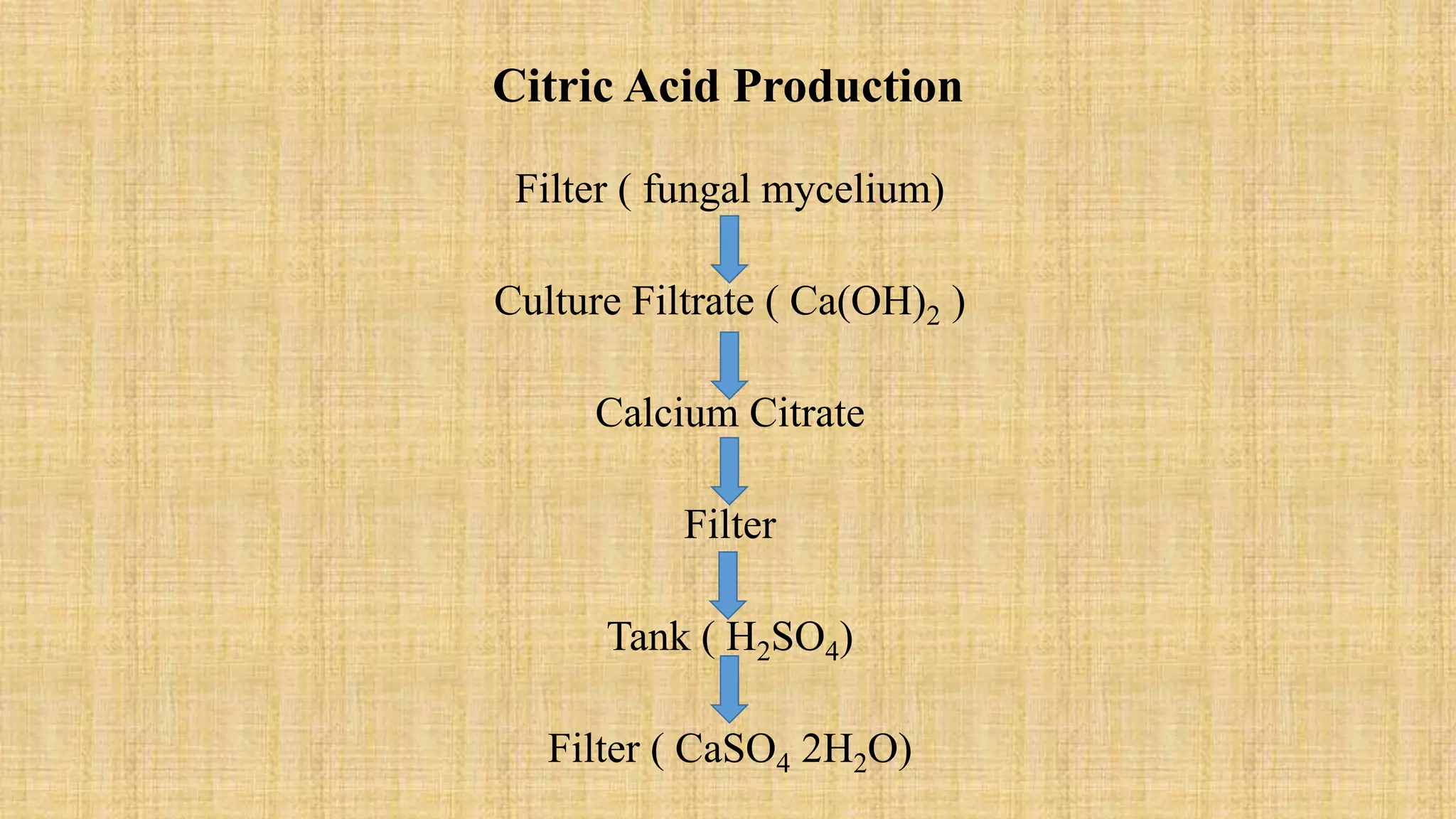 Presentation on orgainc acid production | PPTX