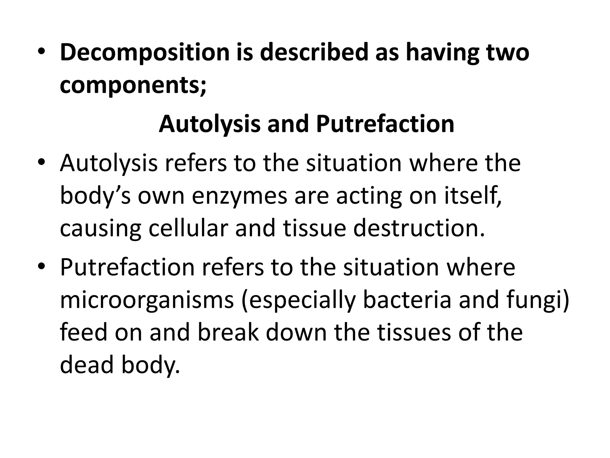 Decomposition of organic residue | PPTX