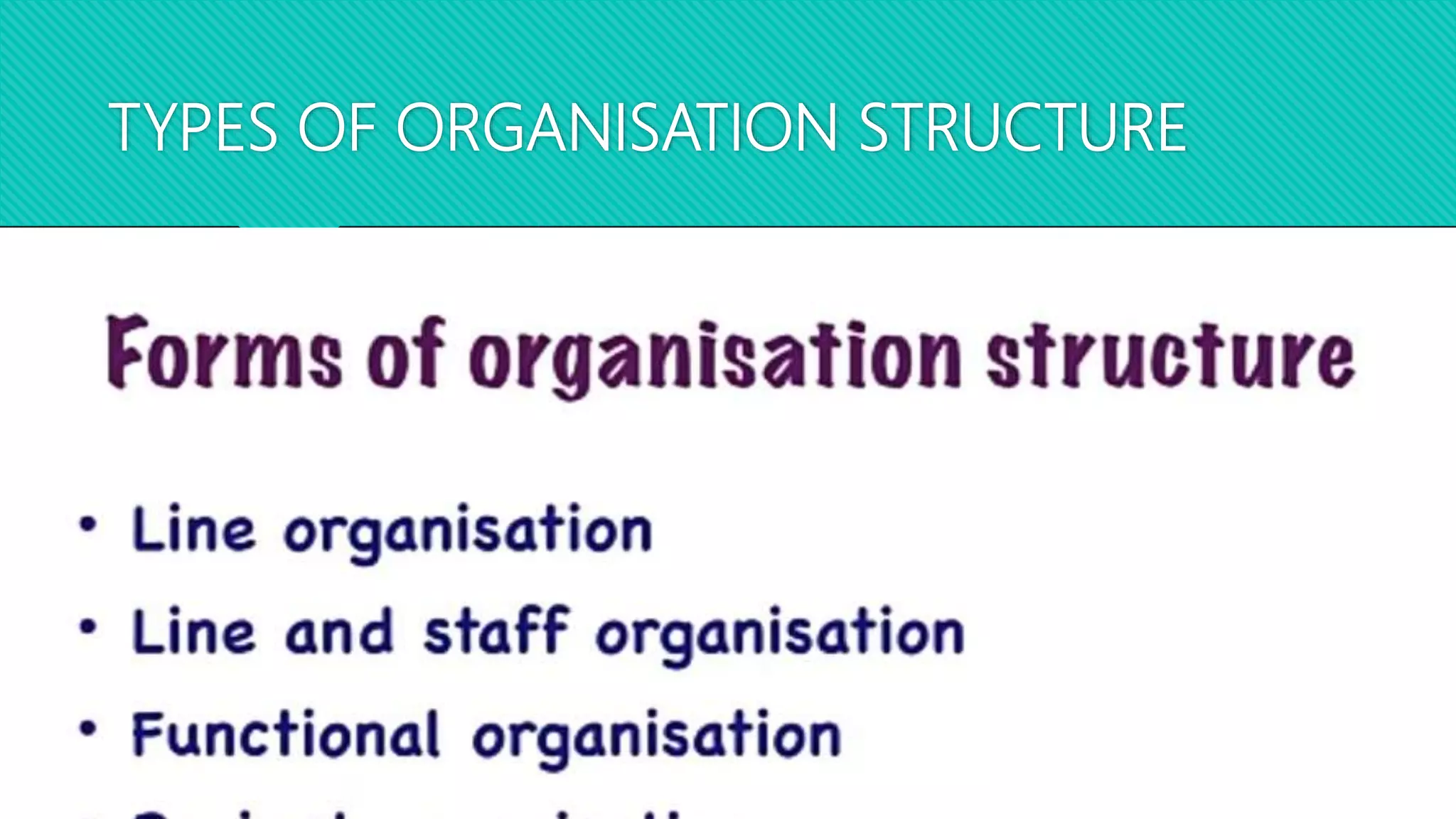 Presentation on organisation structure upload by Sabir khan | PPT