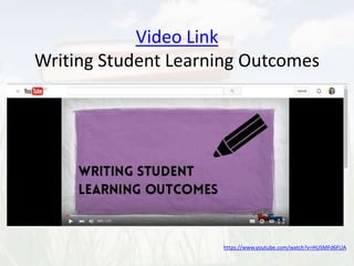 Presentation on writing outcomes | PPTX