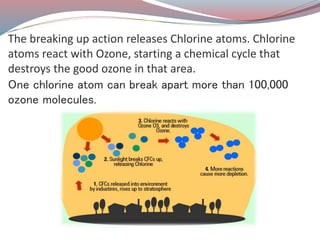 Presentation on ozone depletion | PPTX