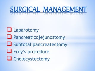 Presentation on pancreatitis | PPTX