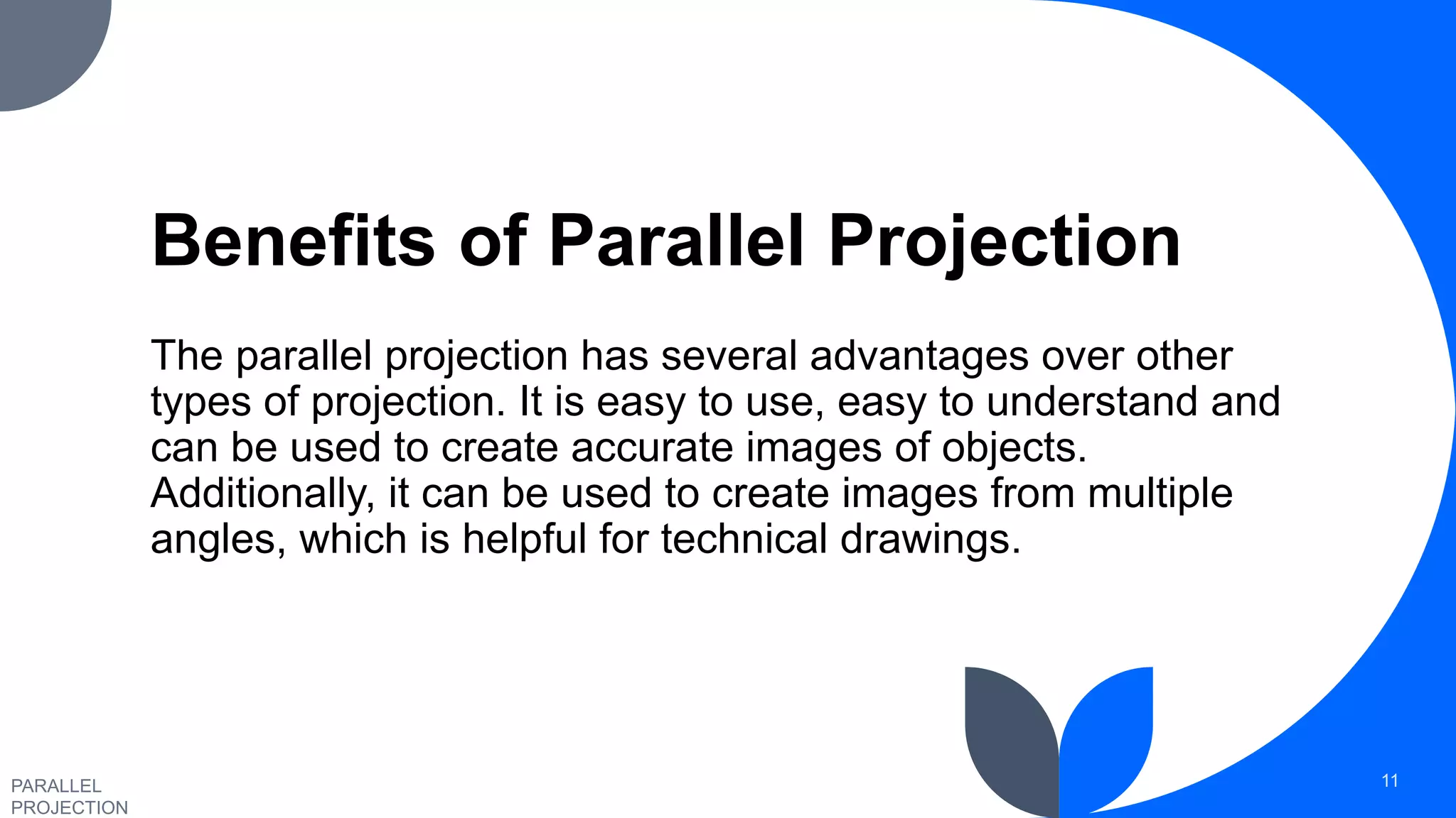 Presentation On Parallel Projectionpptx 3 D Graphics Computer Software And Applications