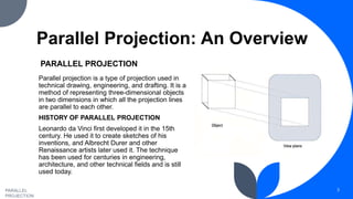 Presentation on Parallel projection.pptx | 3-D Graphics | Computer ...