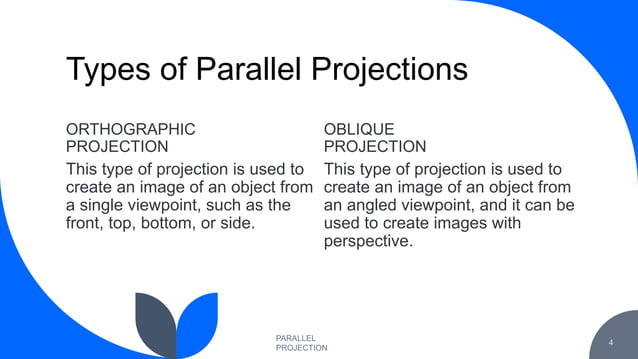 Presentation On Parallel Projectionpptx 3 D Graphics Computer