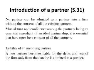 Presentation on partnership act, 1932 | PPT