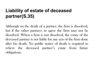 Presentation on partnership act, 1932 | PPT
