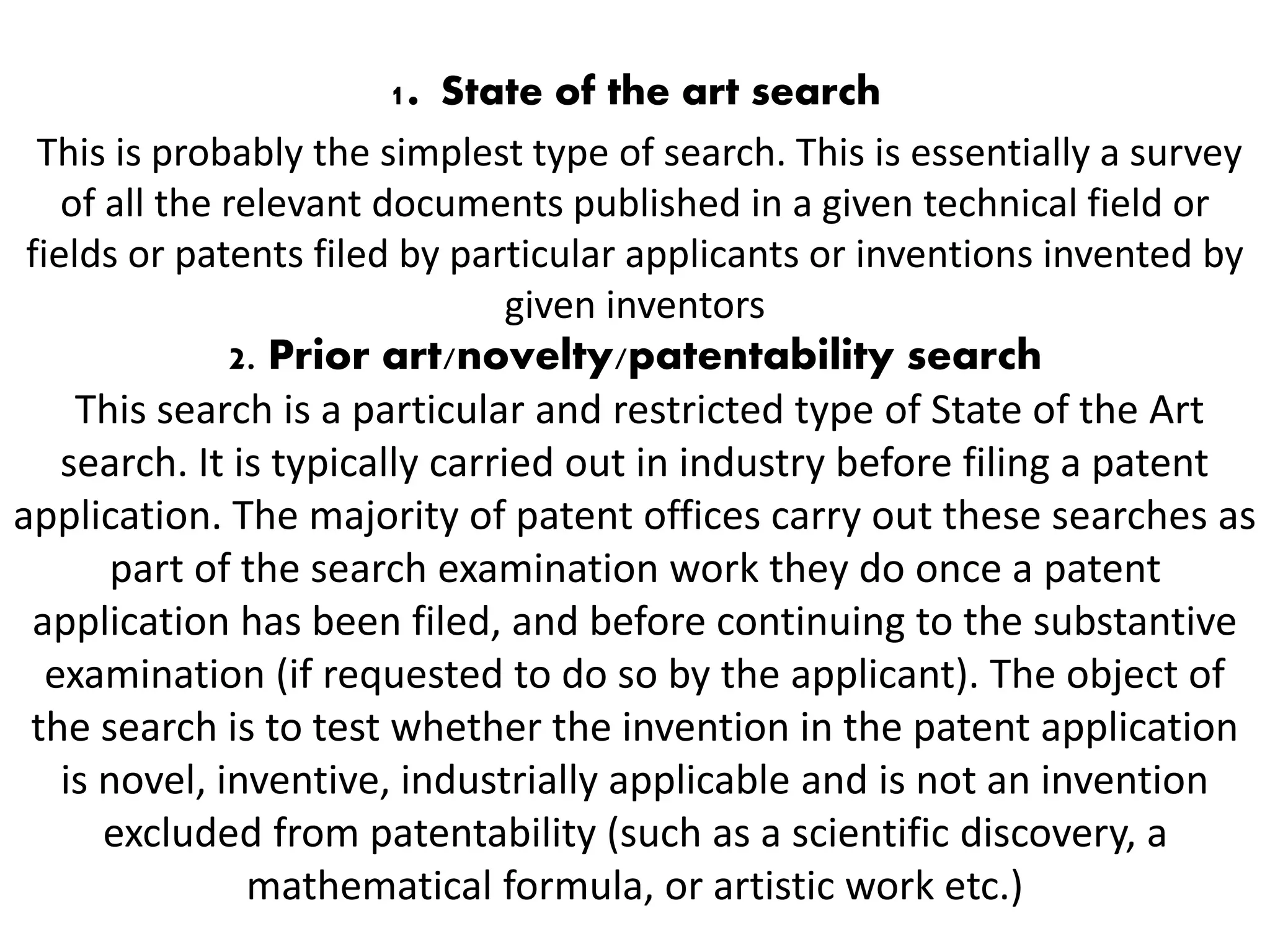 Presentation on patent search | PPTX