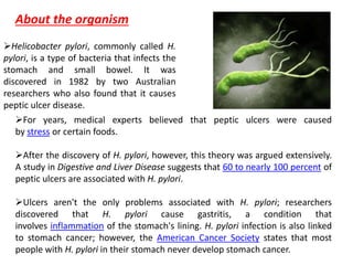 Presentation on peptic ulcer | PPTX | Digestive Disorders | Diseases ...