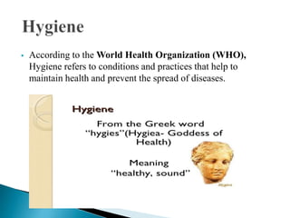 Presentation on personal hygiene | PPTX