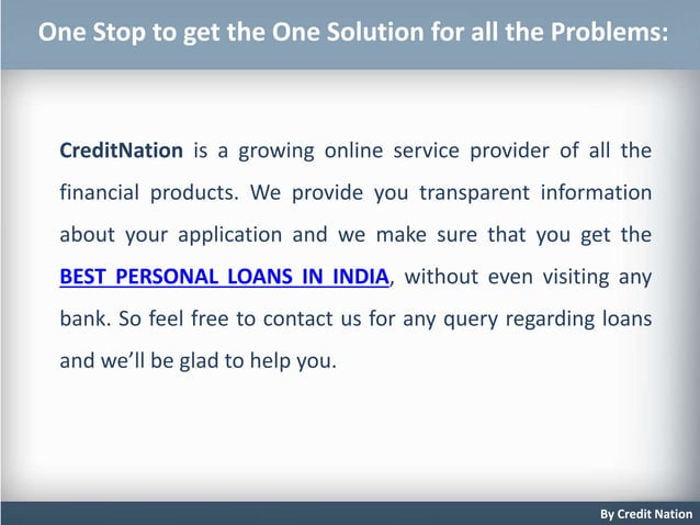 Presentation on personal loan | PPTX | Personal Loans | Personal Debt