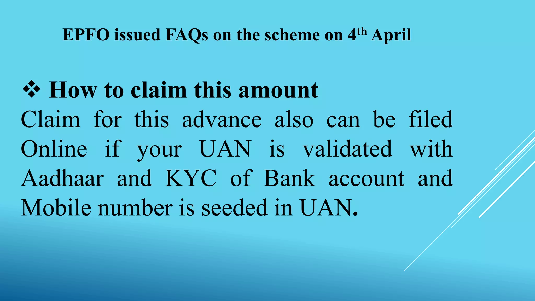 Presentation on PF Non refundable advance | PPT
