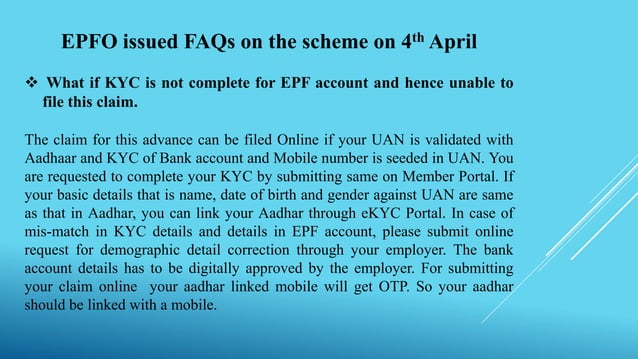 Presentation on PF Non refundable advance | PPT