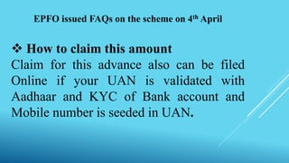 Presentation on PF Non refundable advance | PPT