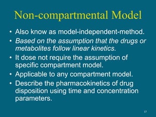 Presentation on pharmacokinetic model by pallavi | PPT