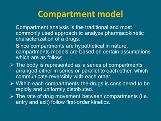 Presentation on pharmacokinetic model by pallavi | PPT