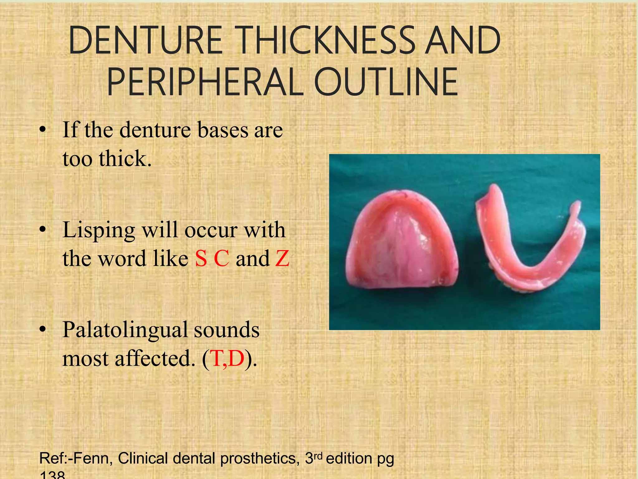Phonitics In Complete Denture (with animations) | PPTX