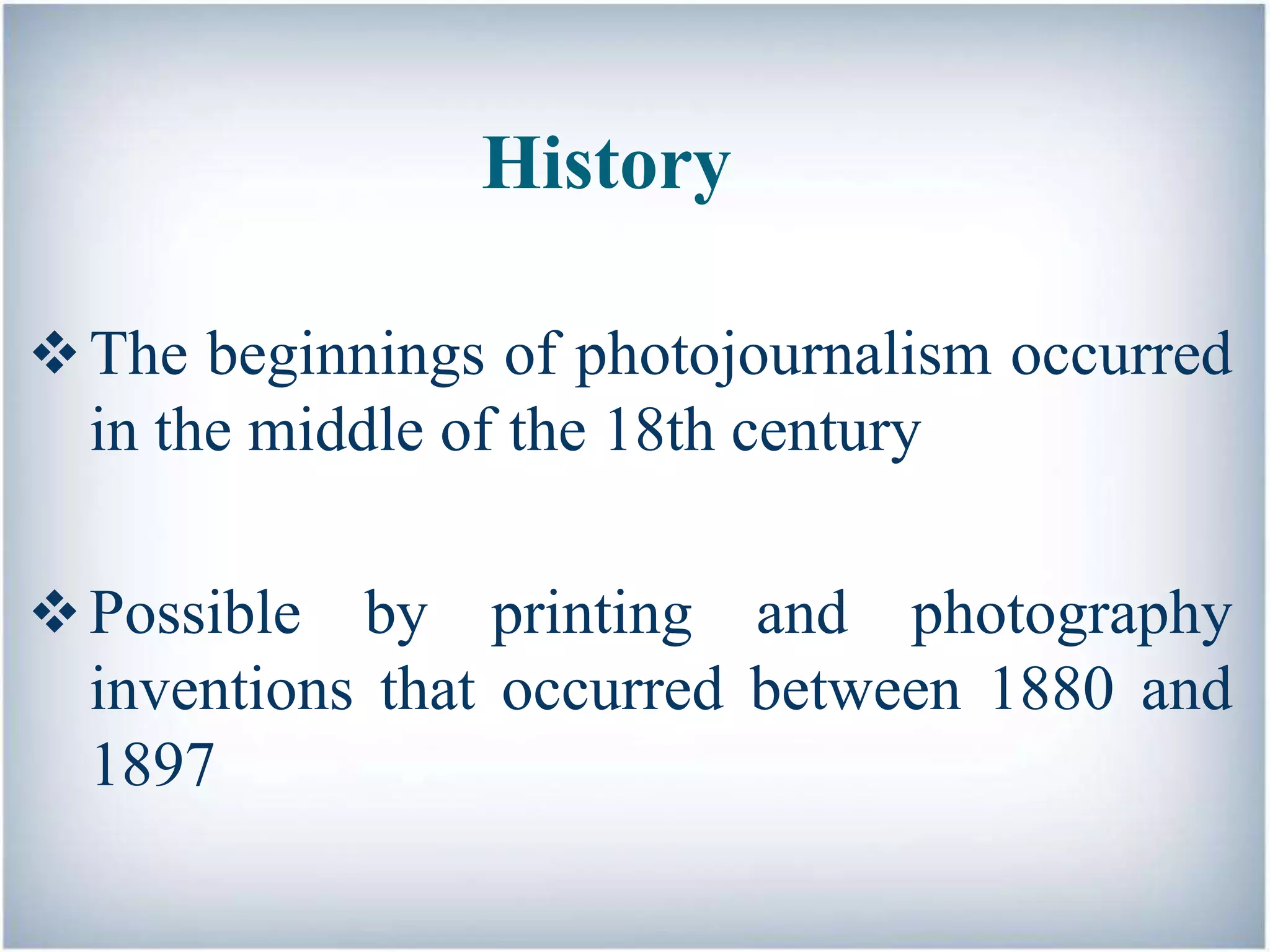 Photojournalism | PPTX