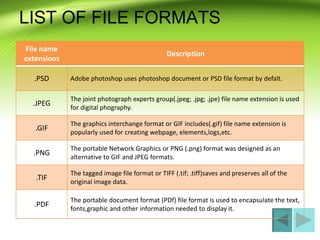 Presentation on Adobe Photoshop | PPTX