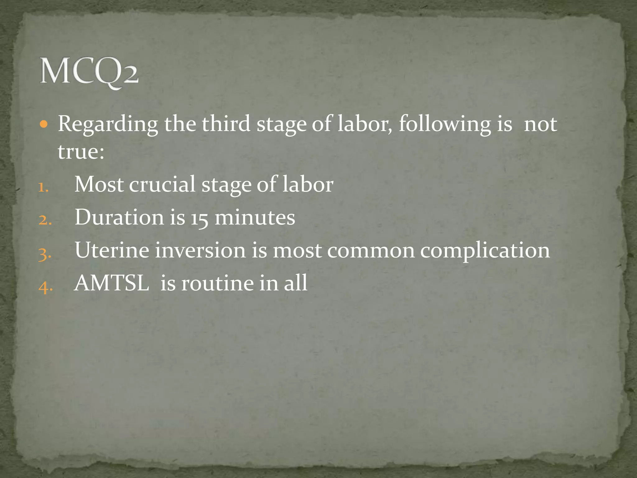 physiology and management of third stage of labour | PPTX
