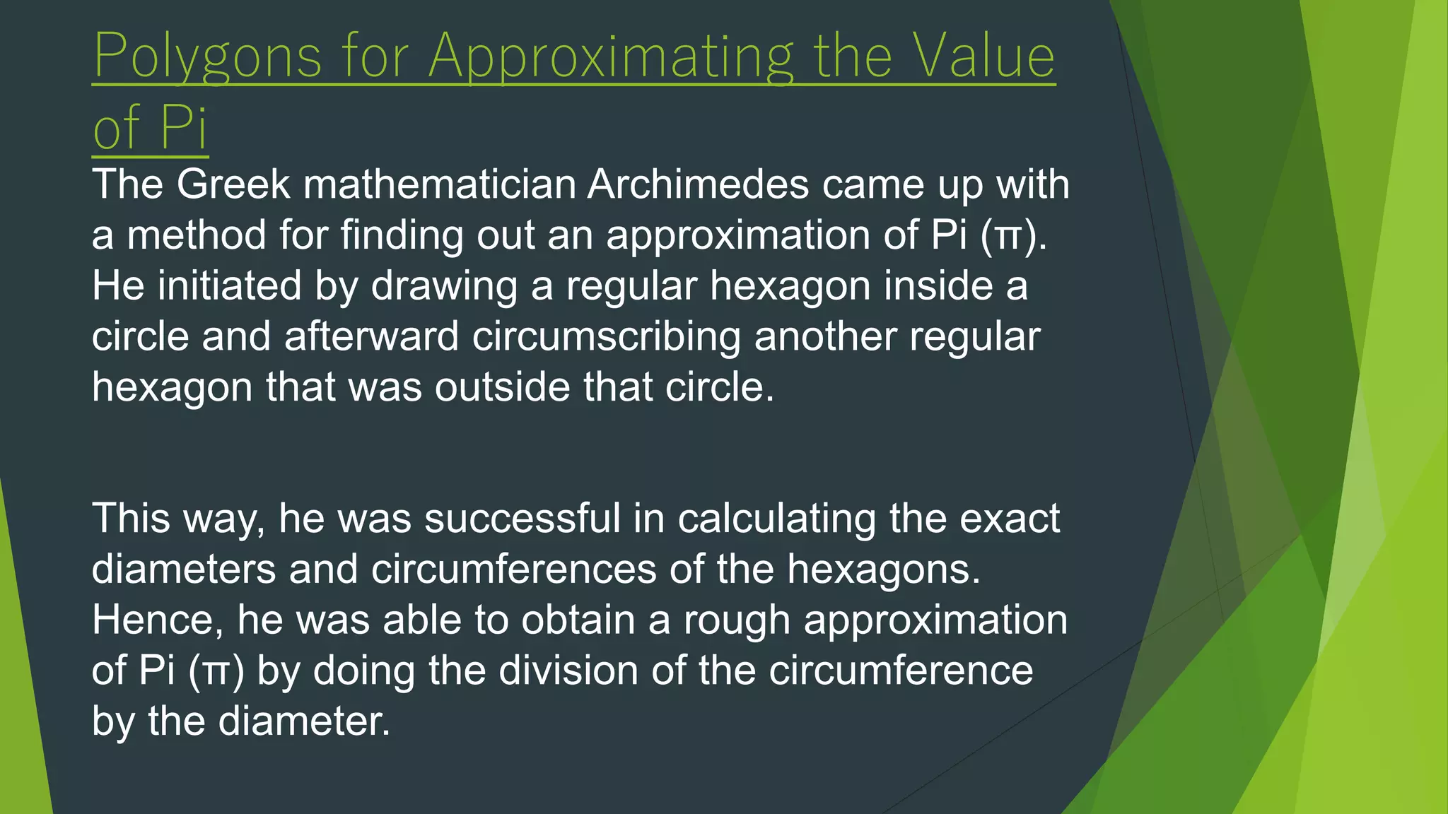 presentation on pi.pptx | Physics | Science