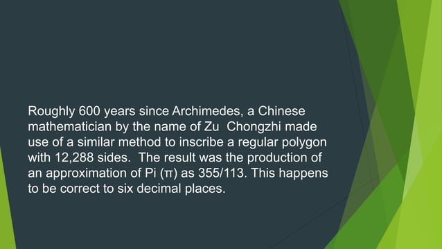 presentation on pi.pptx | Physics | Science