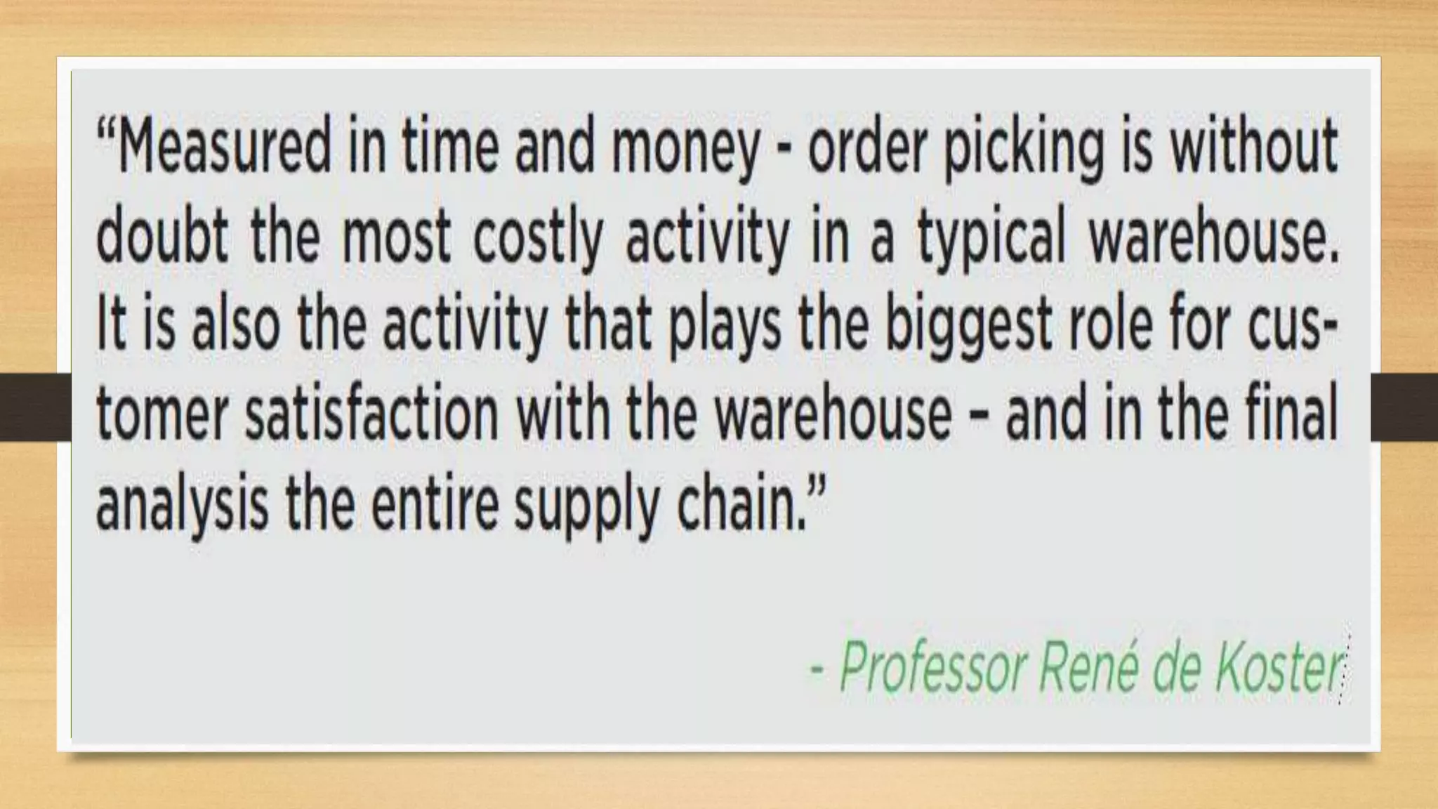 Presentation on picking | PPTX